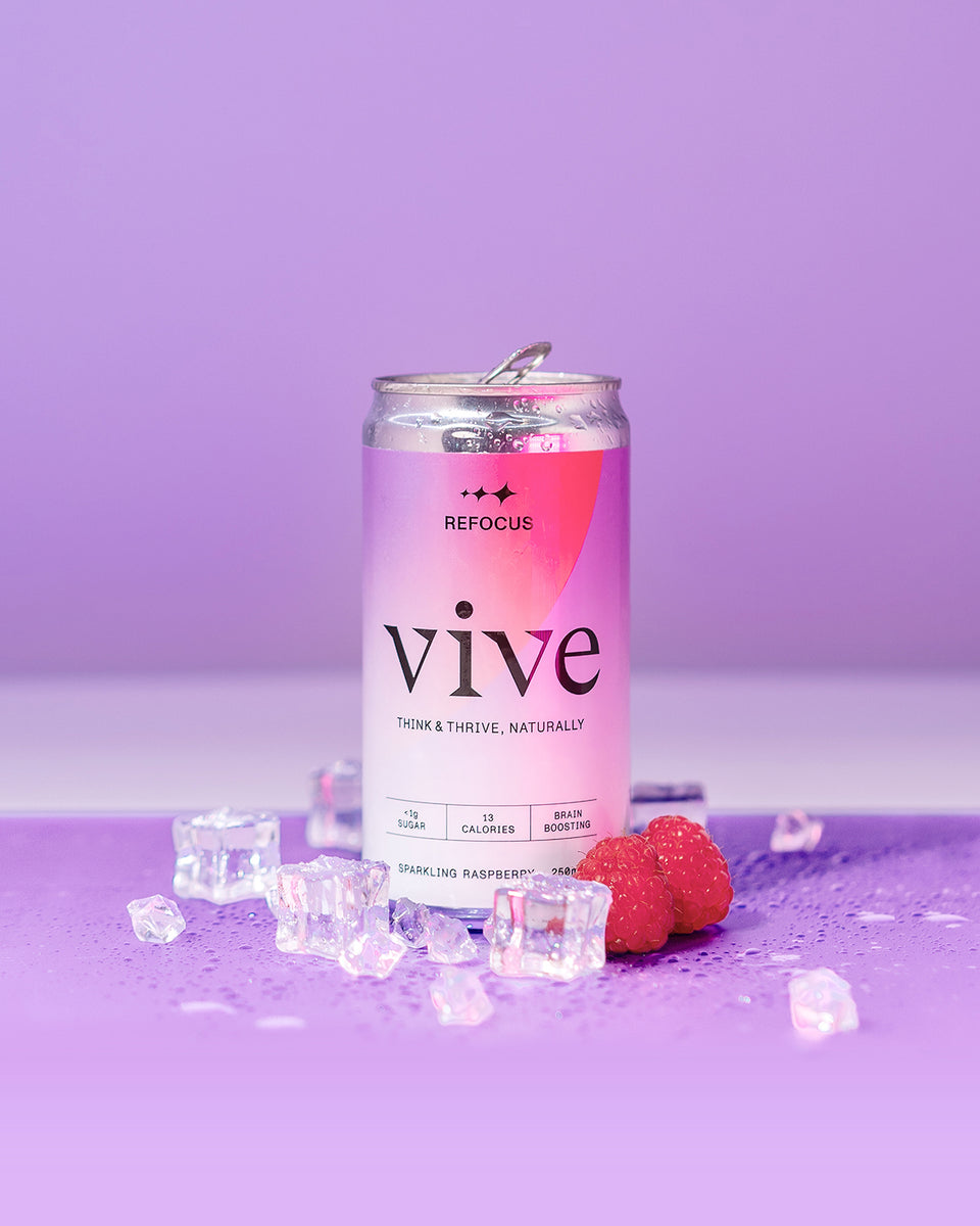 Sparkling Raspberry Nootropic Drinks I Vive Think Drink – Vive Think Drinks