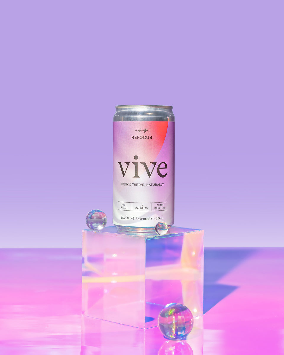 Sparkling Raspberry Nootropic Drinks I Vive Think Drink – Vive Think Drinks